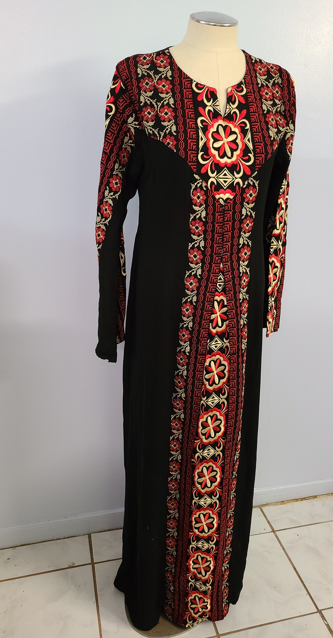 Palestinian Abaya Traditional Dress - Etsy