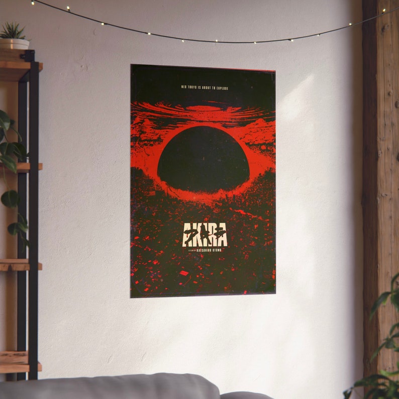 AKIRA - 1988 Movie Poster (fan-made) - Etsy