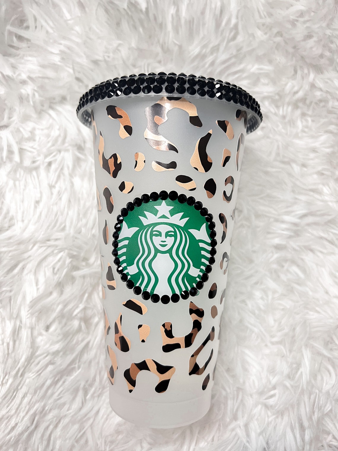Leopard Starbucks Cup/ Custom Starbucks Cup/ Leopard Cup/ Starbucks ...