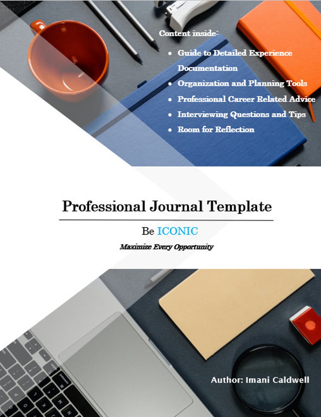 Professional Journal Template, Organizing Your Professional Plan - Etsy