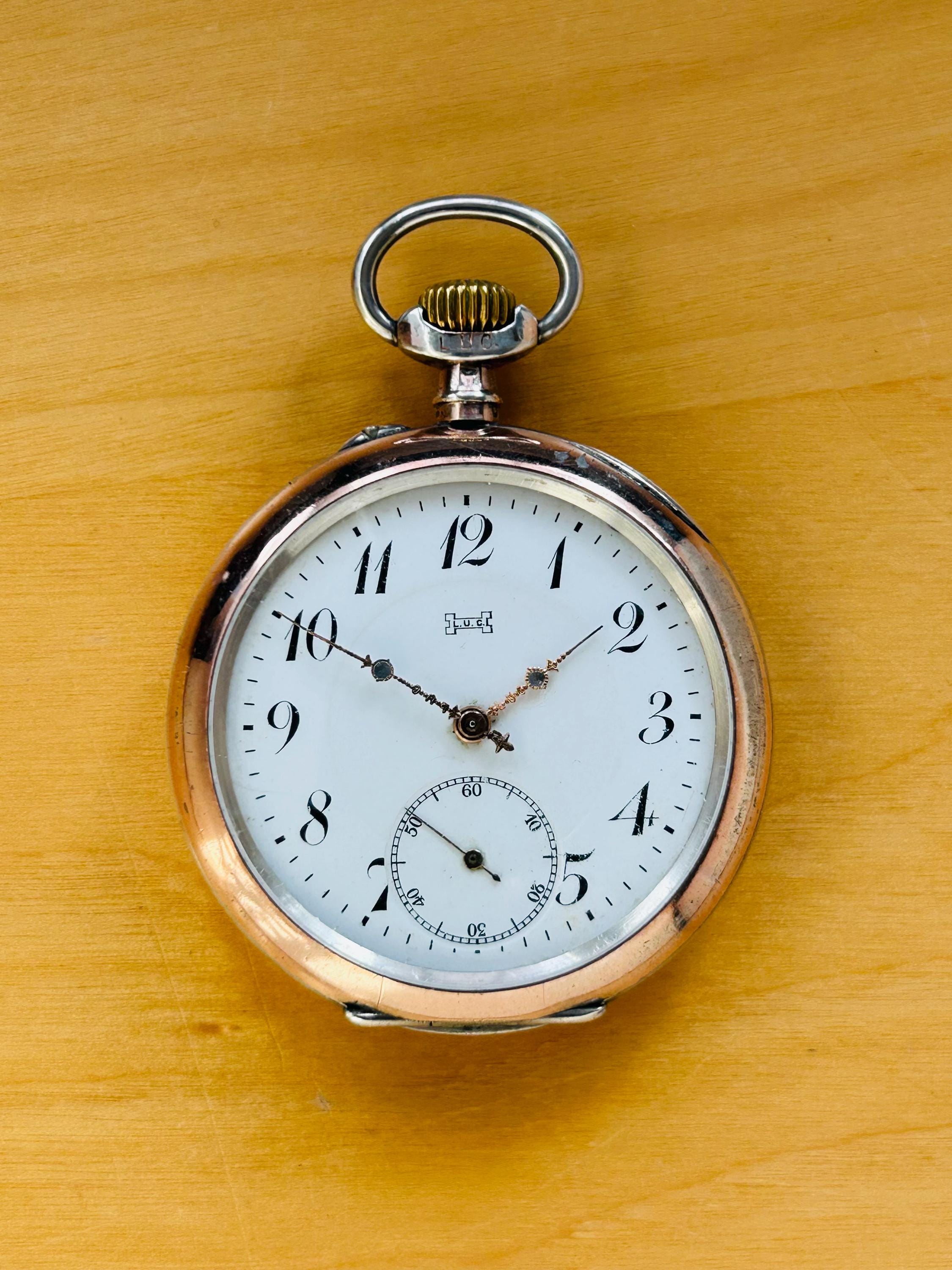 2T149 L.U.C Silver Pocket Watch - Etsy