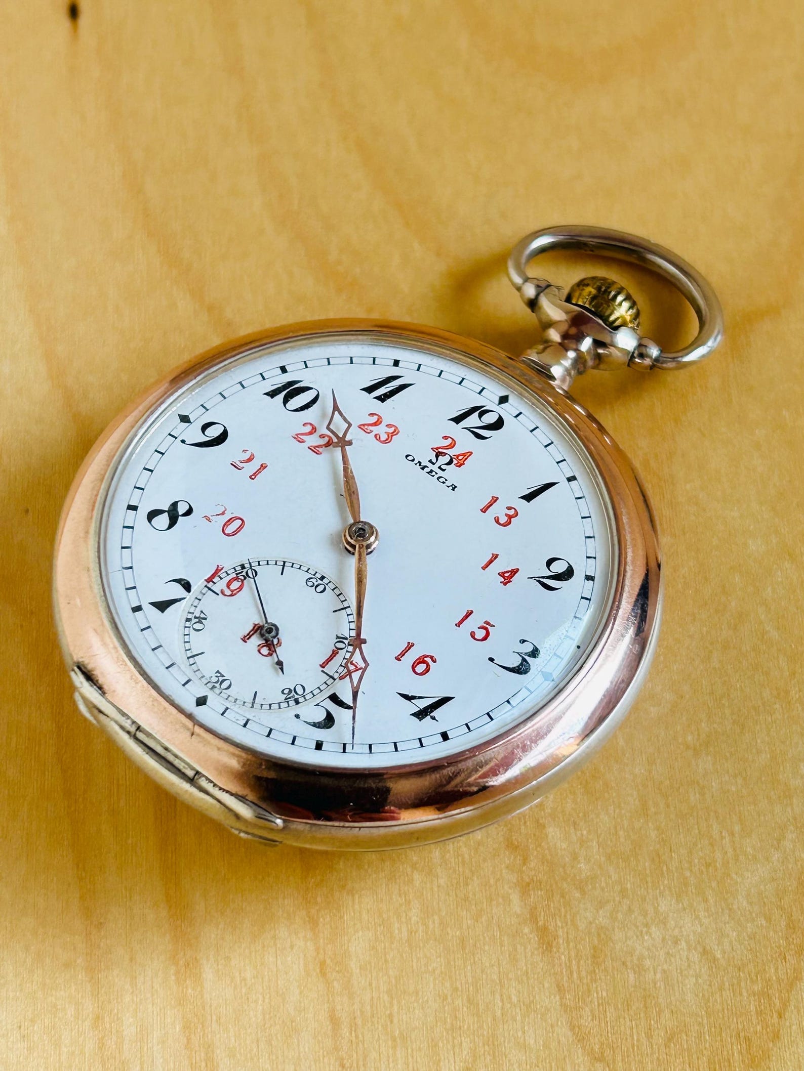 2P493 Omega Silver Pocket Watch - Etsy