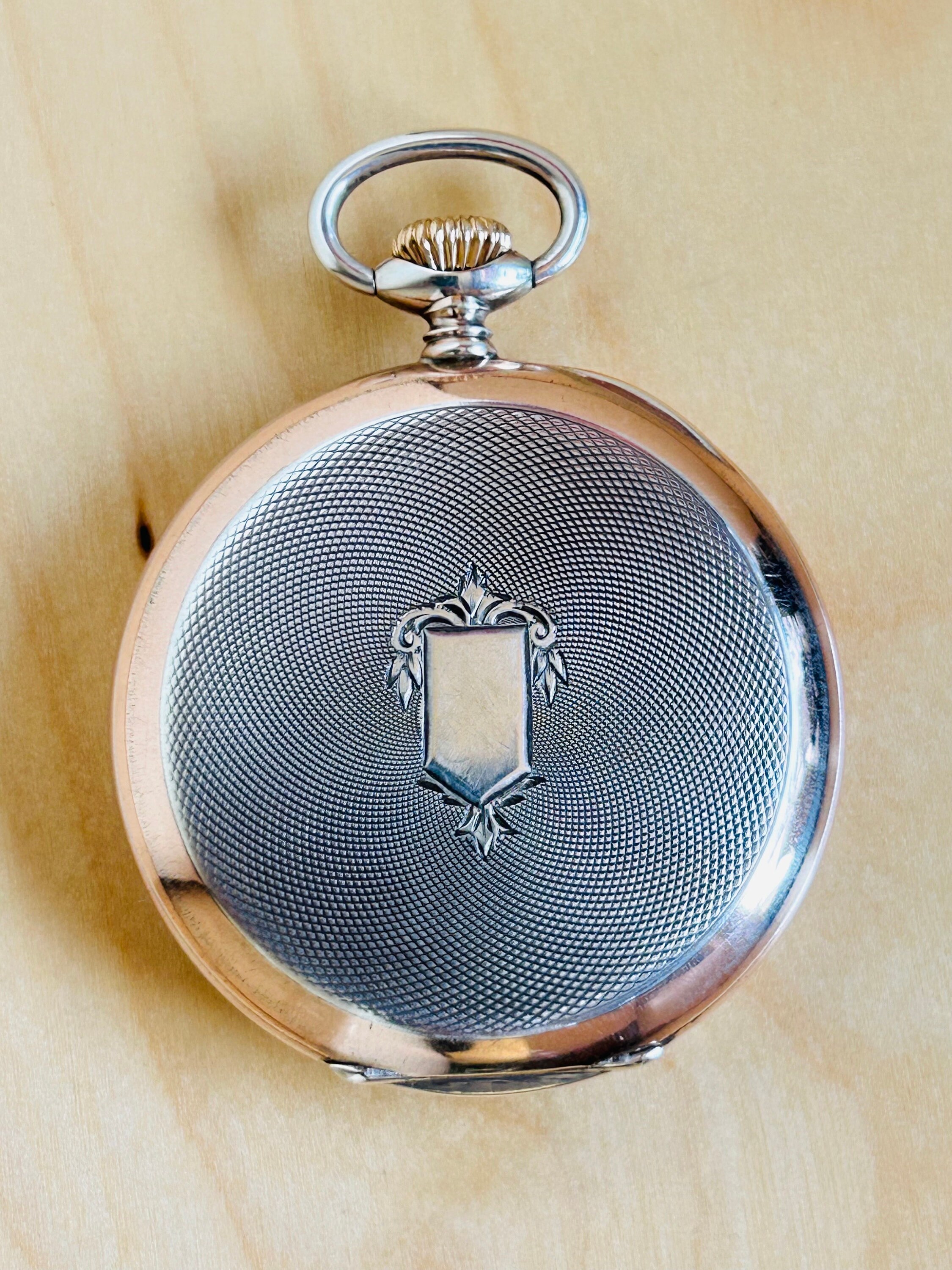 2A433 Longines Silver Pocket Watch - Etsy