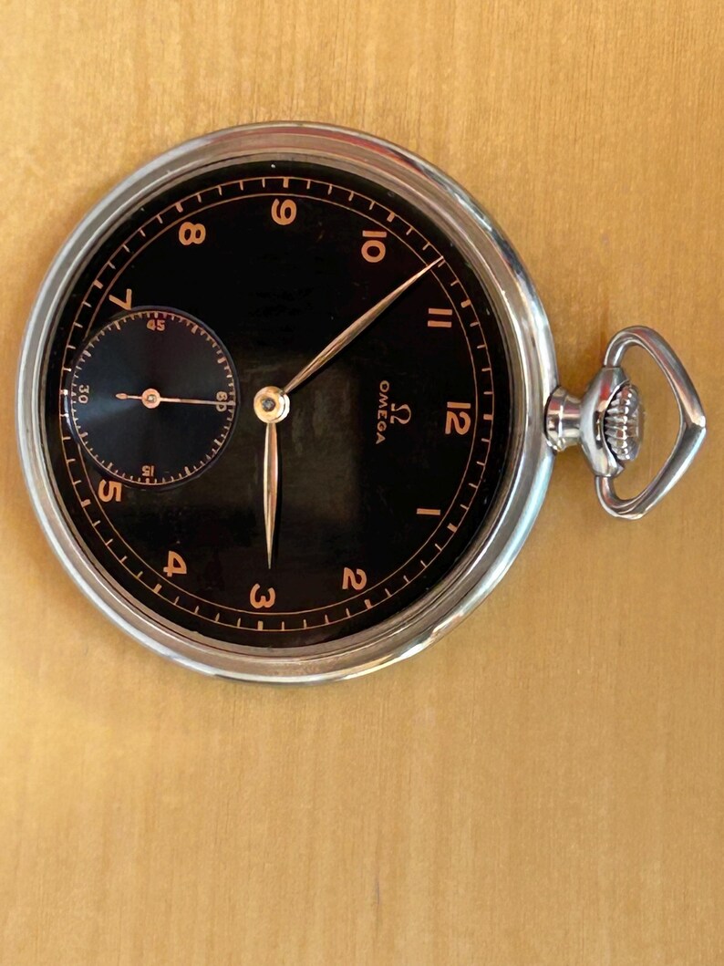 Reloj de bolsillo Omega 2P374, caja de nicromo, calibre 38.5L.TI ...