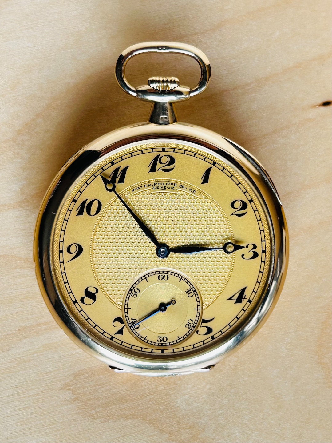 2A245 Antique Patek Phillipe 18k Solid Gold Pocket Watch - Etsy