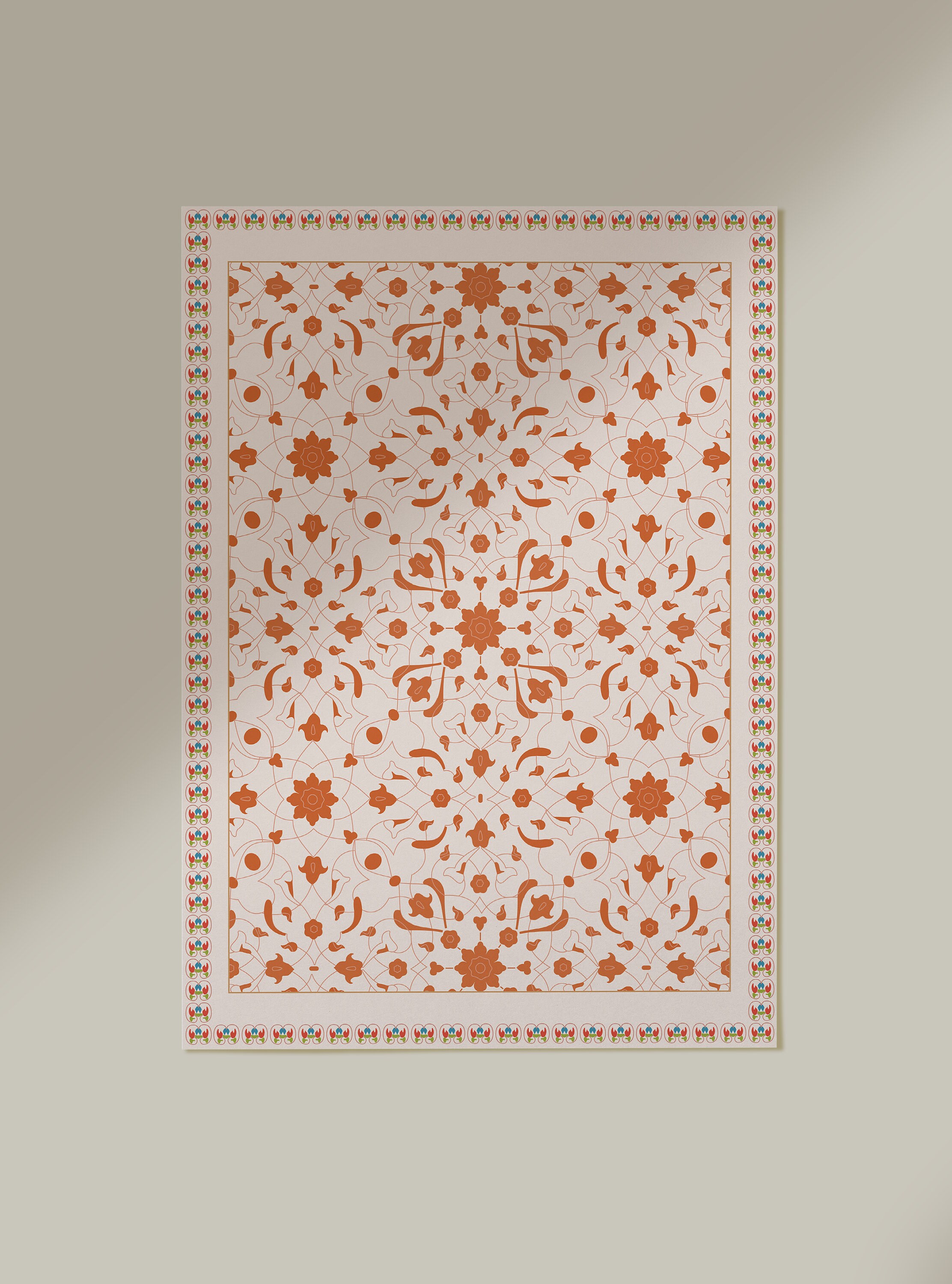 TRADITIONAL INDIAN ART and Islamic Art Inspired Pattern Wall Prints for ...