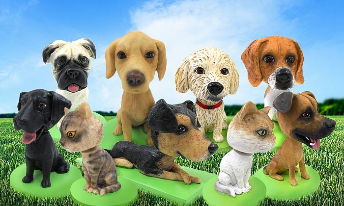 Fully Custom Sculpted Pet Bobblehead Dog Bobblehead Cat - Etsy