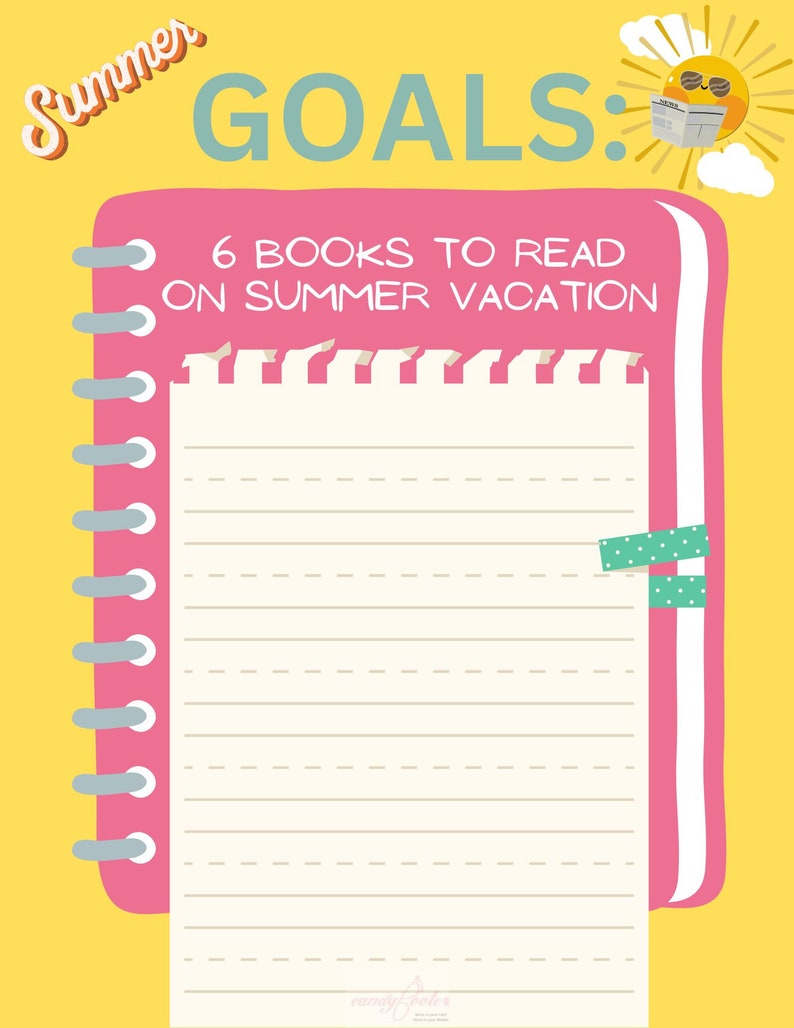 Summer Reading Printables Reading Log Reading Chart Reading Tracker - Etsy