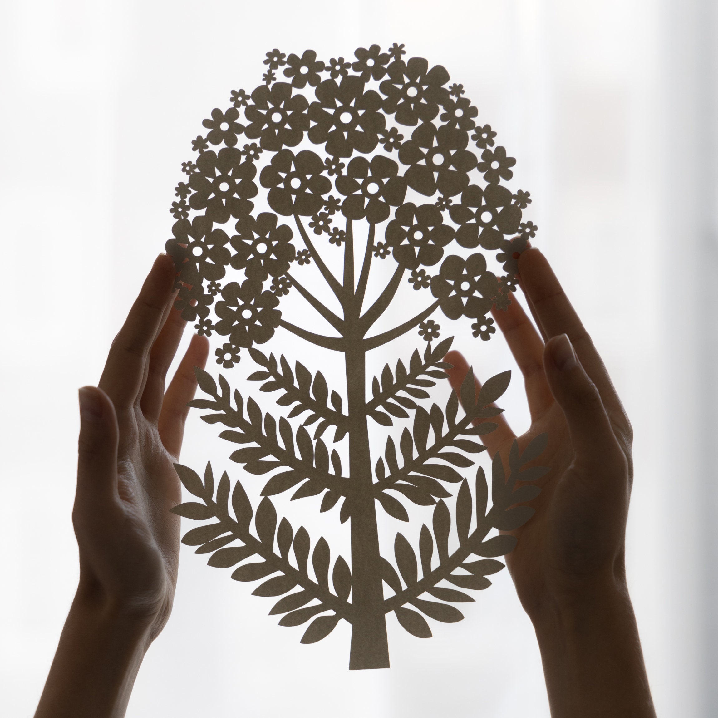 Hydrangea - Digital Papercut Template - PDF SVG JPG - Etsy