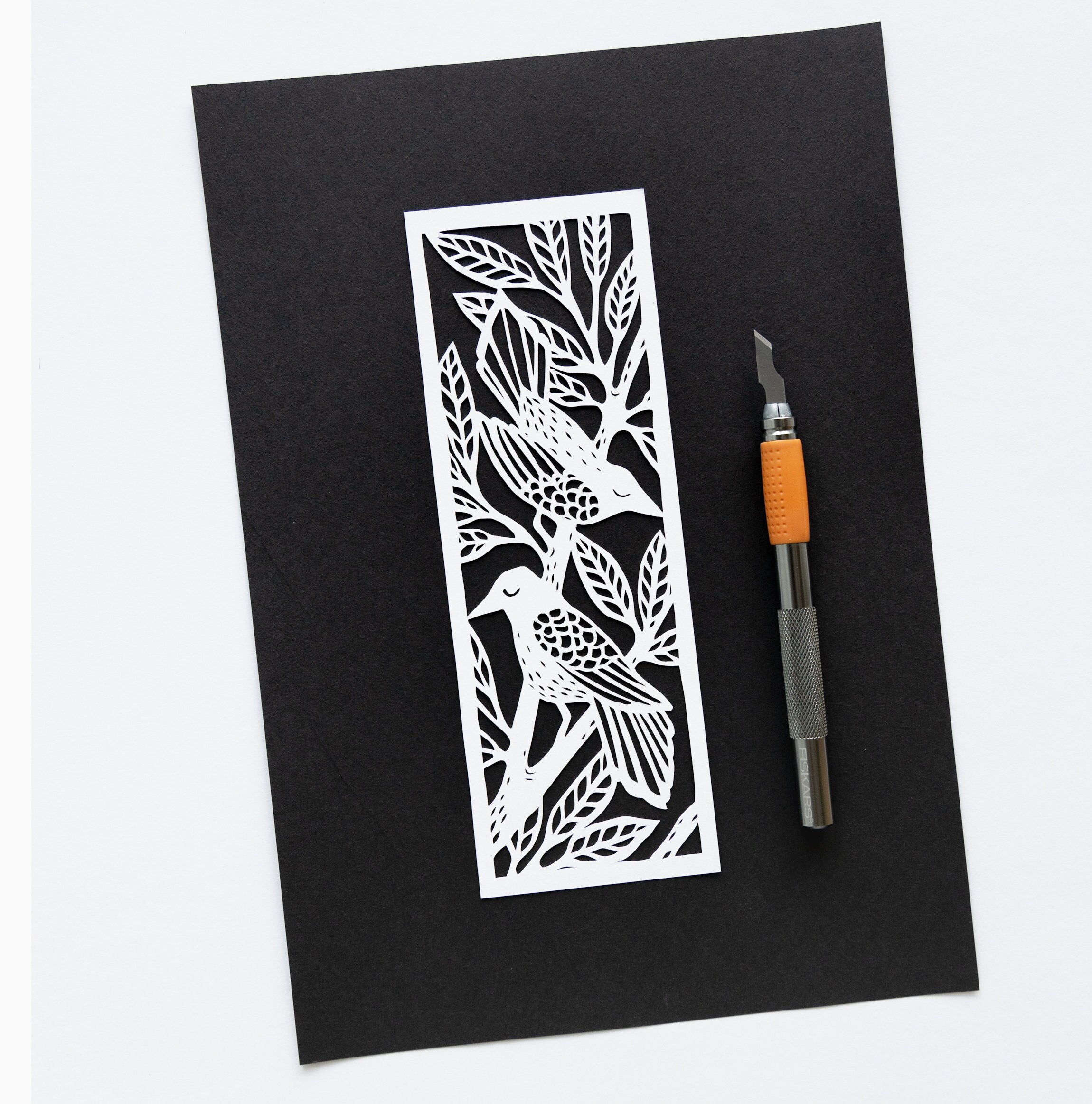 Birds PDF SVG JPG Papercut Template - Etsy