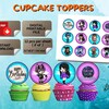 Printable Itsfunneh Cupcake Toppers, Itsfunneh Centerpiece, Itsfunneh ...