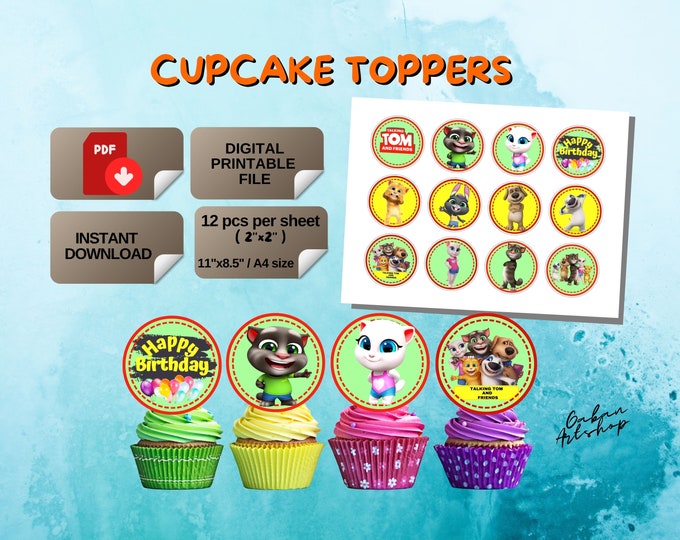 Printable Itsfunneh Cupcake Toppers, Itsfunneh Centerpiece, Itsfunneh ...