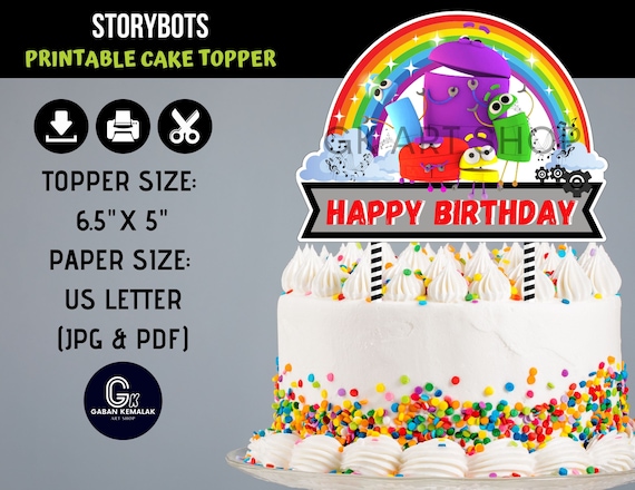 Printable Storybots Centerpiece Storybots Cake Topper - Etsy