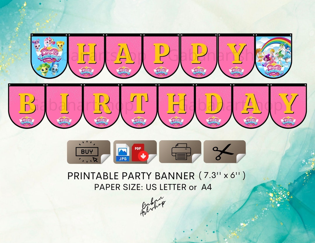 DIGITAL Printable : Instant Catch Teenieping Party Banner - Etsy