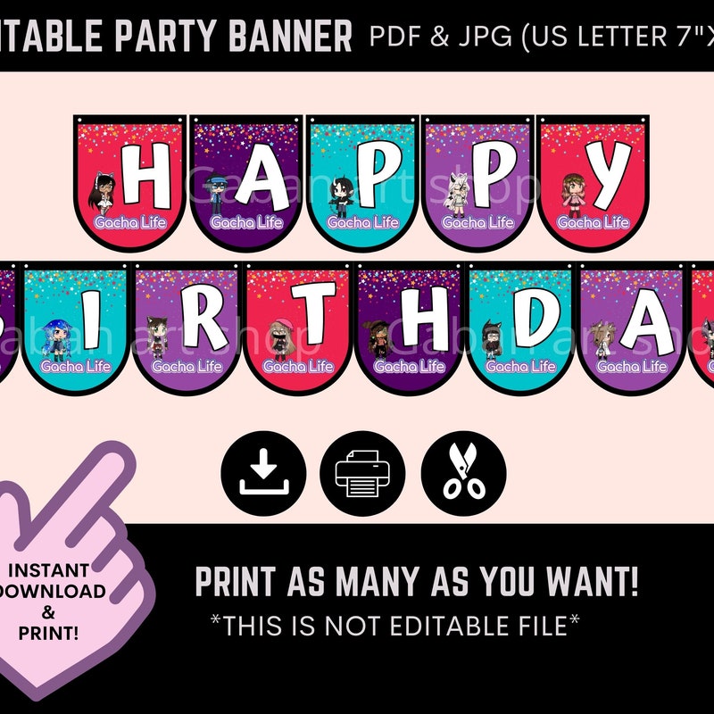 Gacha Life Party - Etsy