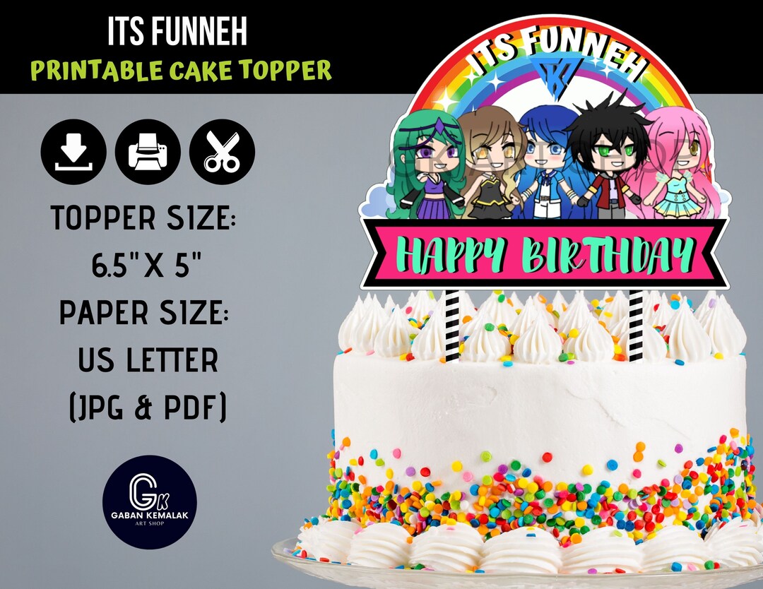 Printable Itsfunneh Centerpiece, Itsfunneh Cake Topper, Itsfunneh Party ...