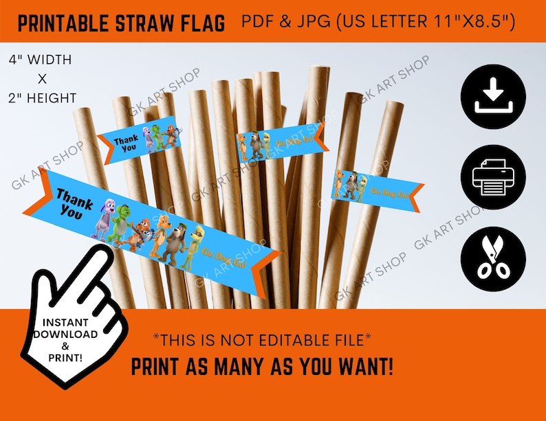 Printable Go Dog Go Party Kit, Go Dog Go Cake Topper, Go Dog Go Party ...