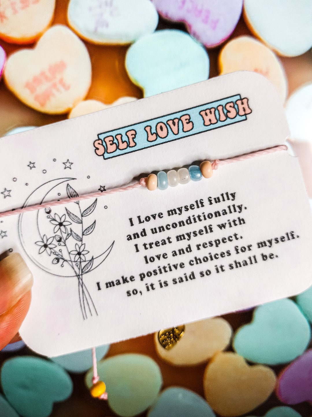Self-love and Empowerment Bracelet Inspirational Wristwear - Etsy