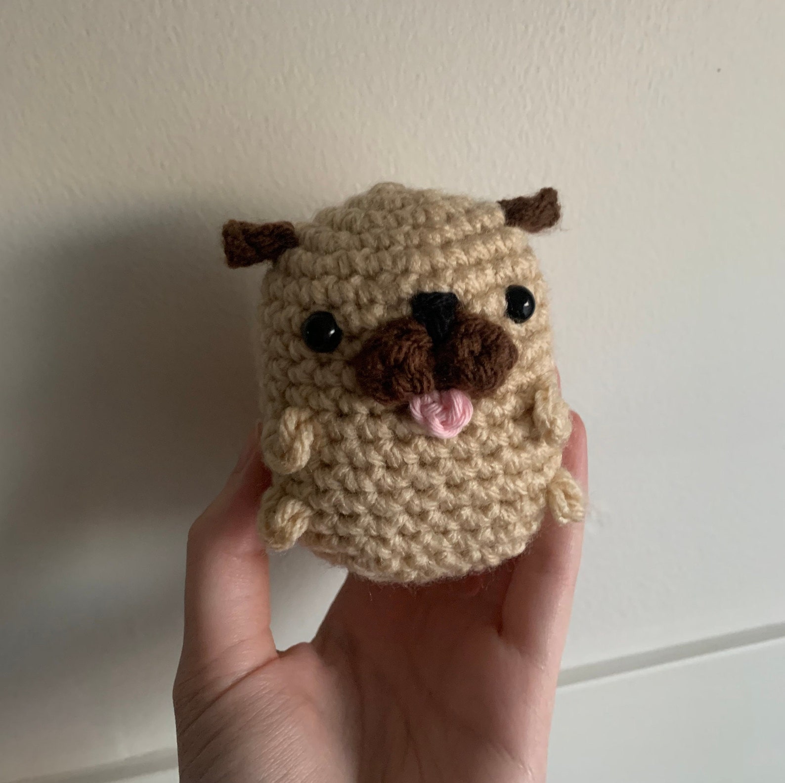 Chunky Pug Plushie Crochet Pattern | PDF Download - Etsy