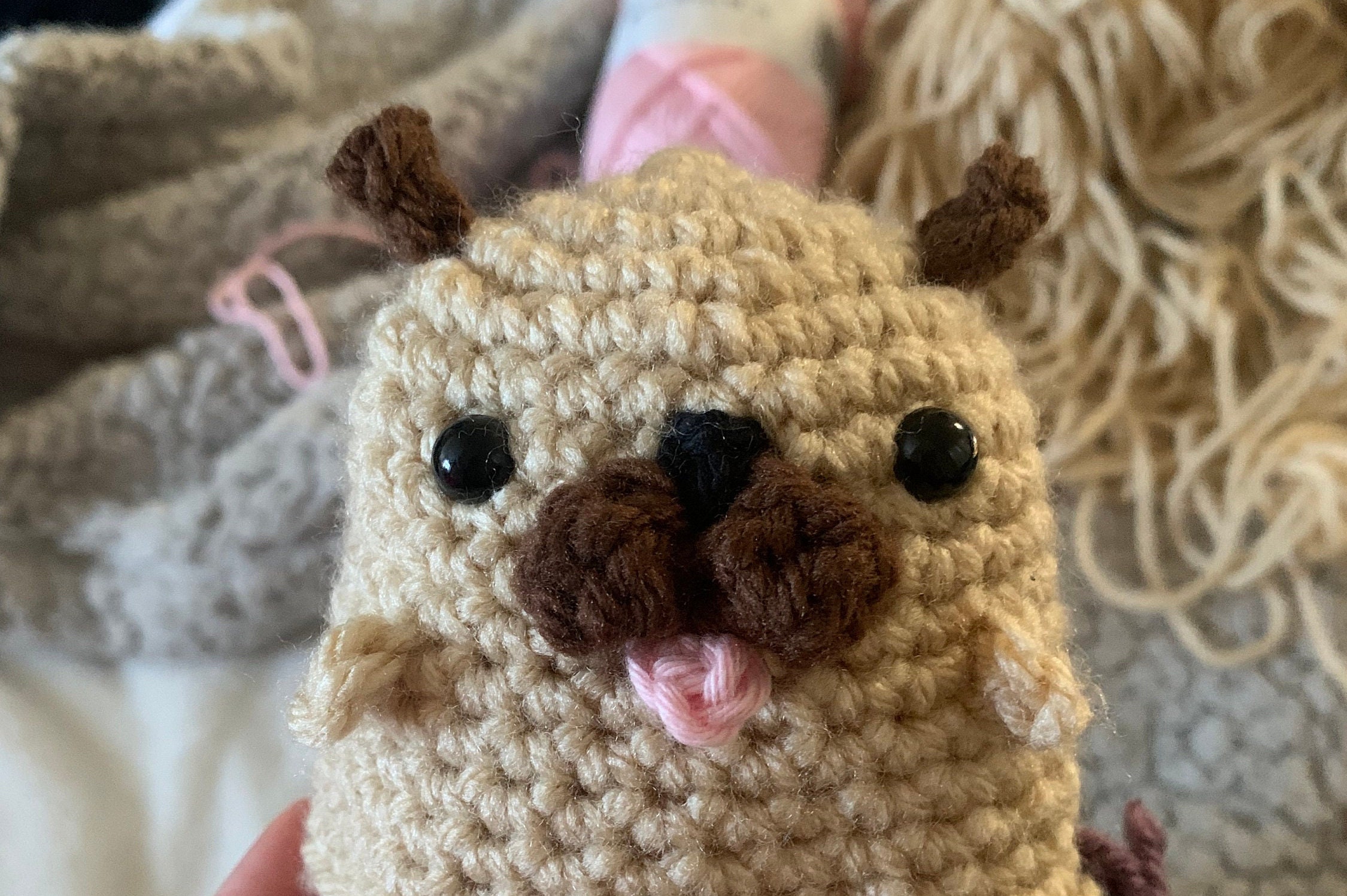 Chunky Pug Plushie Crochet Pattern PDF Download - Etsy