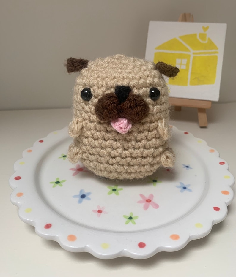 Chunky Pug Plushie Crochet Pattern | PDF Download - Etsy
