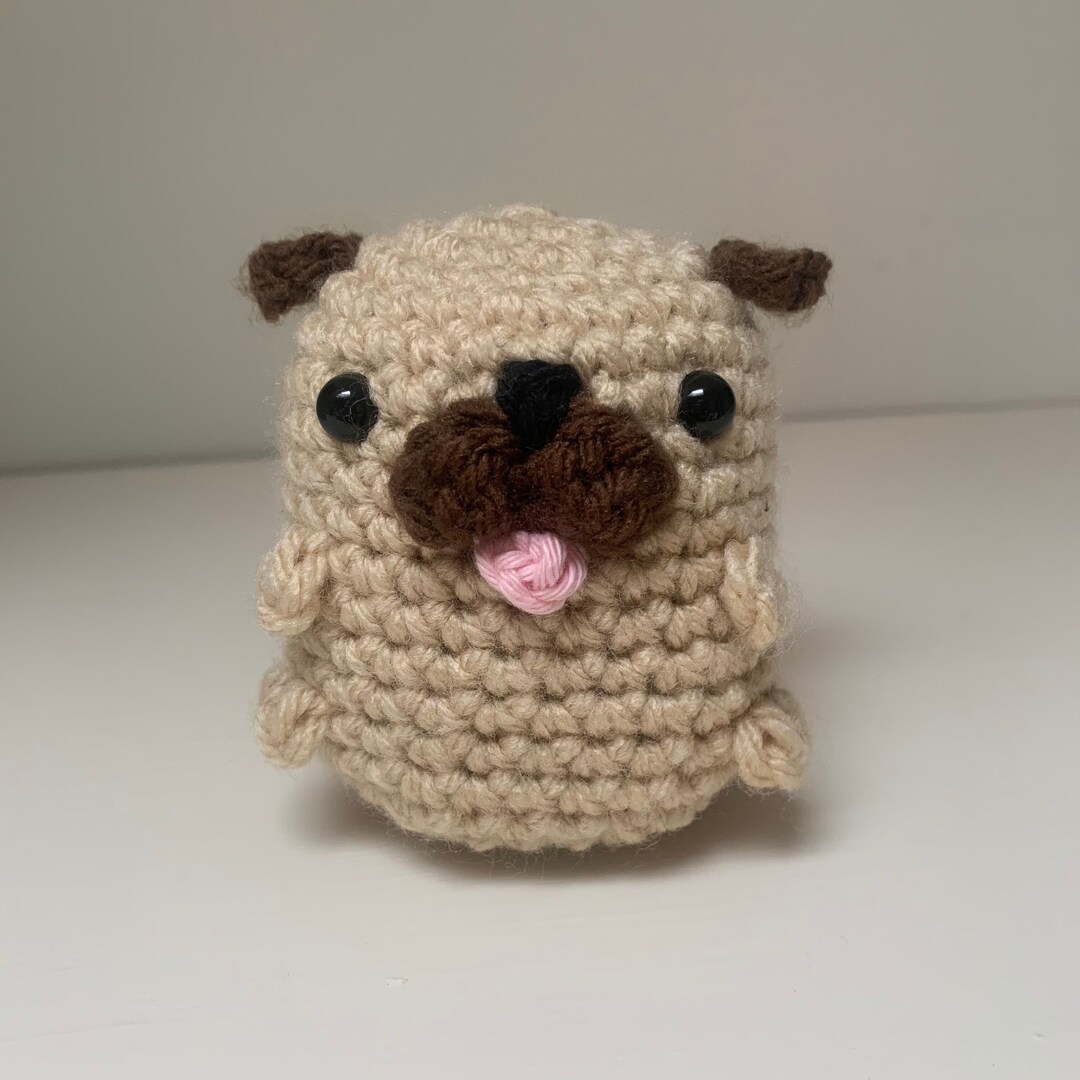 Chunky Pug Plushie Crochet Pattern PDF Download - Etsy