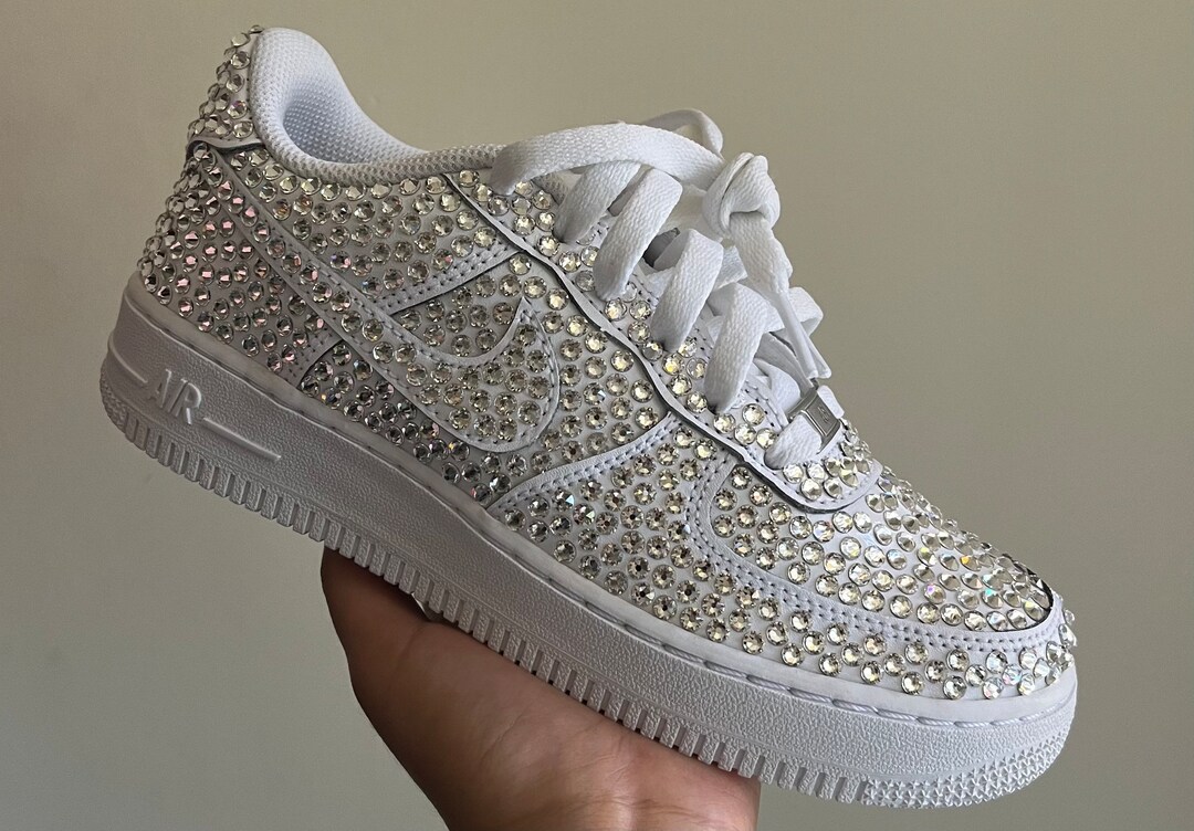Custom Swarovski Crystal Air Force 1 - Etsy