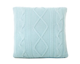 Light Blue Throw Pillow - Etsy