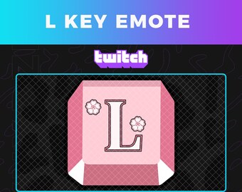 L Emote Twitch - Etsy