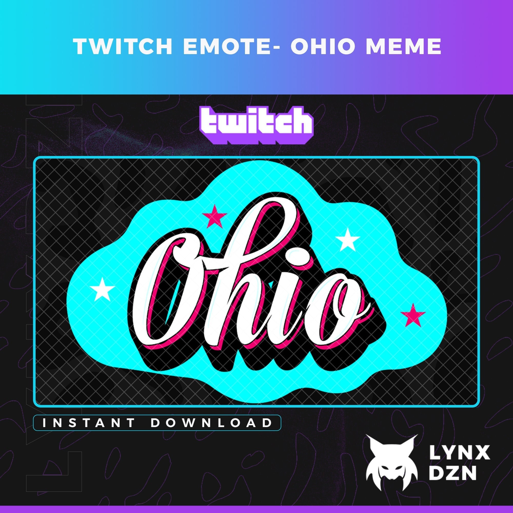 Twitch and Discord Emote | Only in Ohio Meme | Streaming Assets | OBS ...