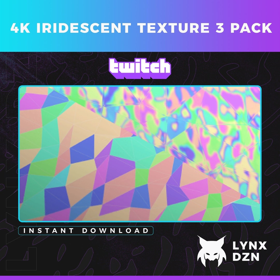 4k60fps Animated Iridescent Texture Pack | HIGH RES OVERLAYS | Custom ...