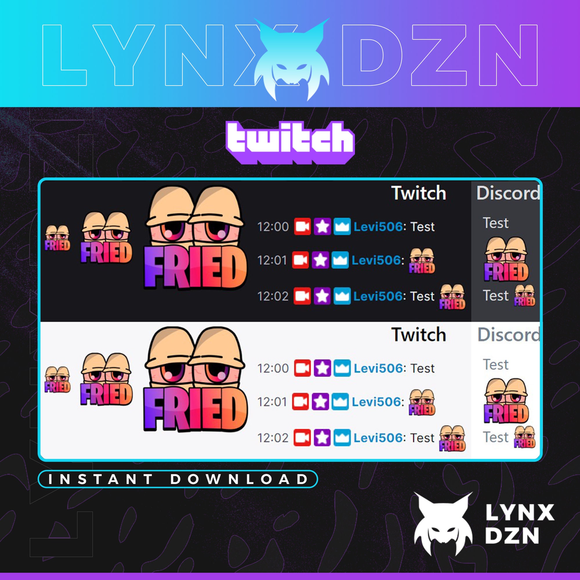 Twitch and Discord Emote | Fried 420 Emote | Live Streaming Assets - Etsy