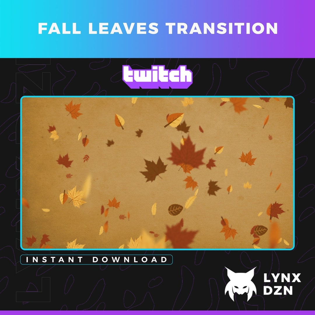 Twitch Transition Scene | Animated Seasonal Overlay | Stream Assets ...