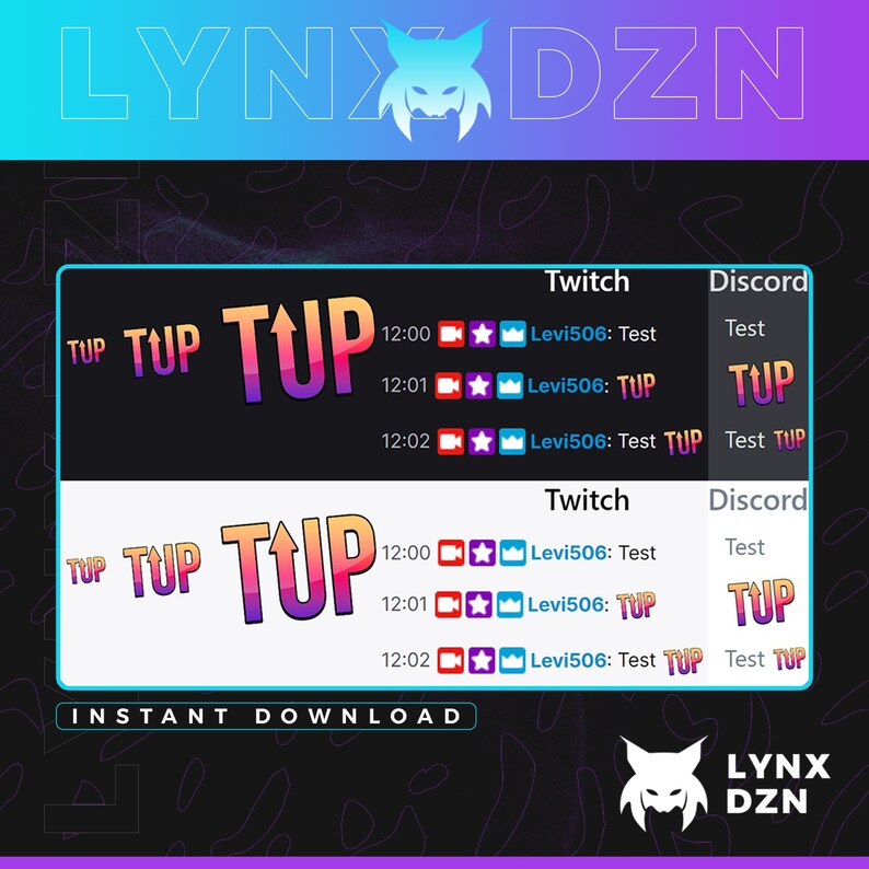 Twitch and Discord Emotes | T-UP Text Emote | Vaporwave - Etsy Australia