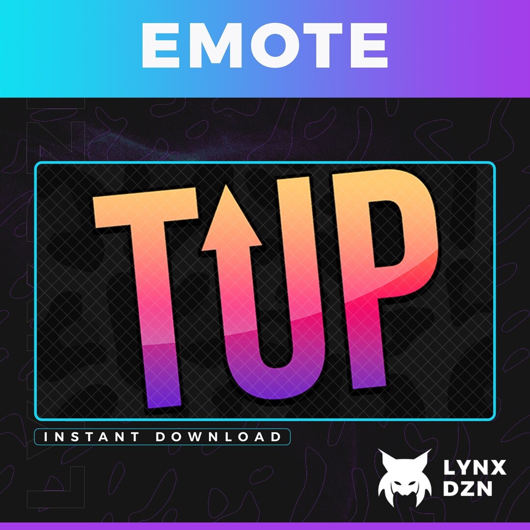 Twitch and Discord Emotes | T-UP Text Emote | Vaporwave - Etsy