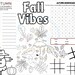 Fall Activity Placemats, Fall Coloring Pages, Fall Activity Sheets ...