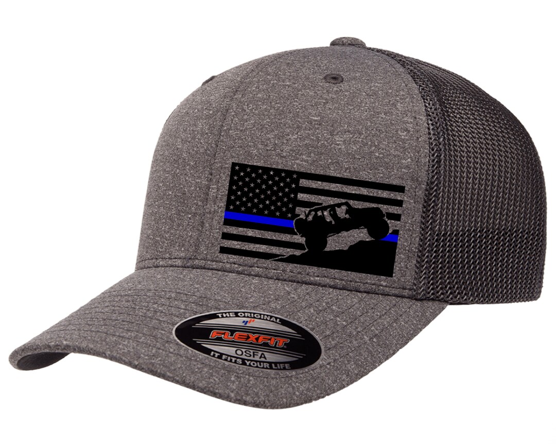Thin Blue Line American Flag off Road Rig Crawler 4x4 Flexfit - Etsy