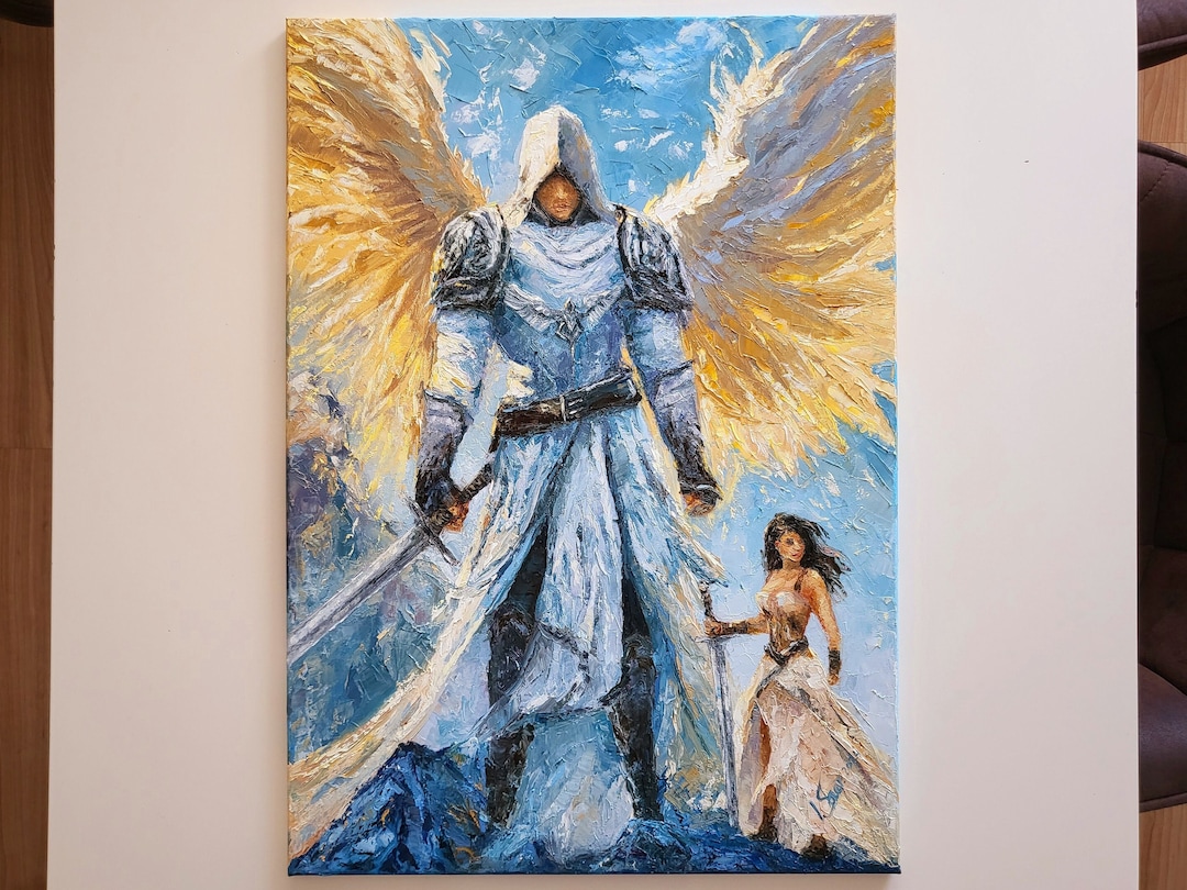 Guardian Angel, Warrior Angel, Protecting a Woman, Inspirational Decor ...