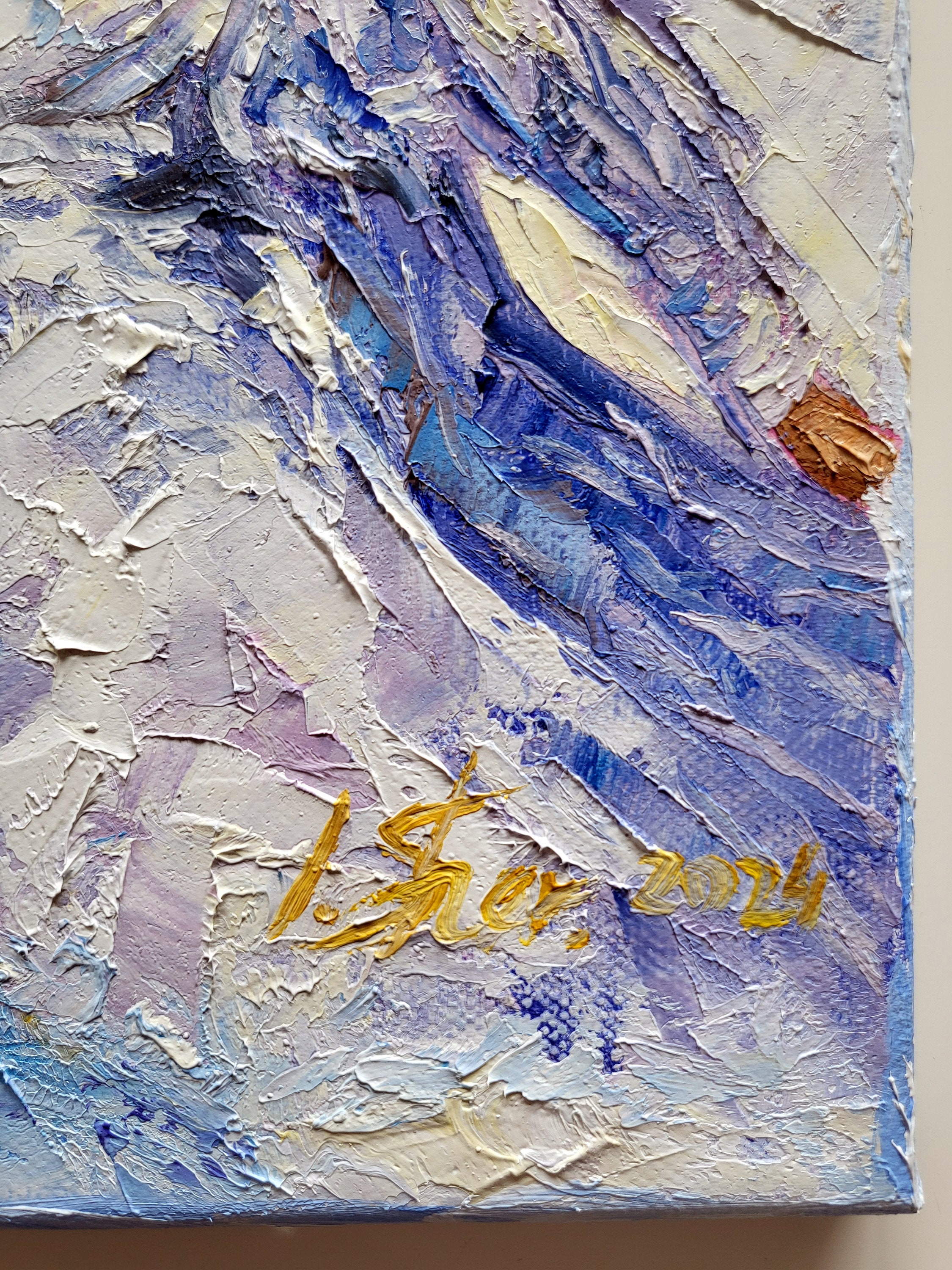 Jesus & Bride of Christ in Heaven, Revelation, Bible, Sky Blue Original ...