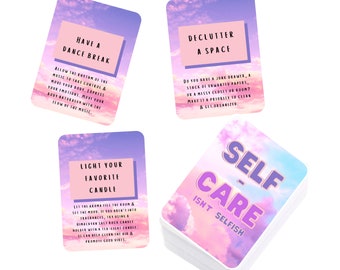 Self Care Affirmation Cards | Etsy