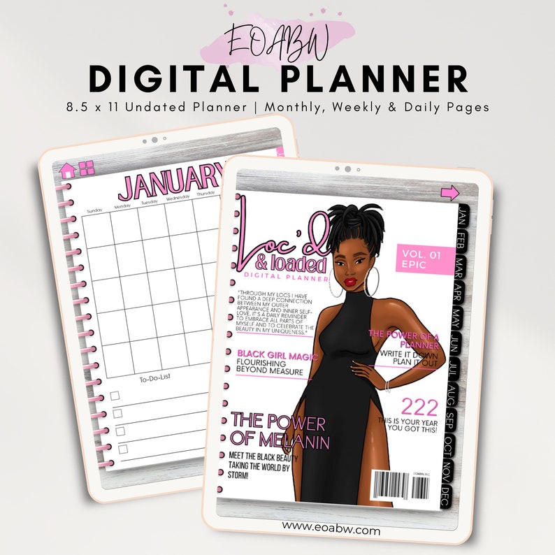 Locd & Loaded Magazine Digital Planner - Etsy