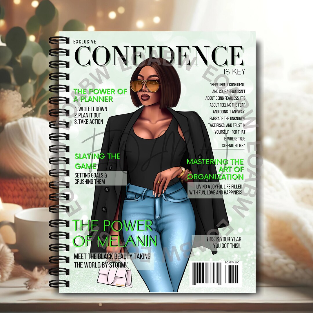 PLANNER: Confidence Magazine | 2026 Dated, Non Dated, and 18 Month - Etsy