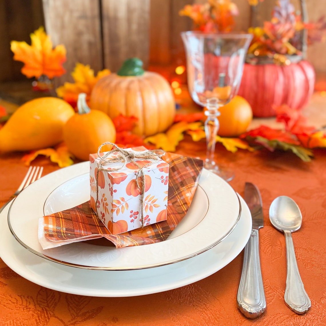 Fall/thanksgiving Boxes Printable PDF Bundle Package - Etsy