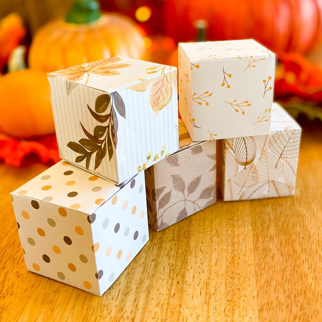 Fall/thanksgiving Boxes Printable PDF Set 3 - Etsy
