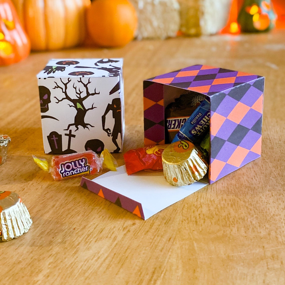 Halloween Boxes Printable PDF Bundle Package - Etsy