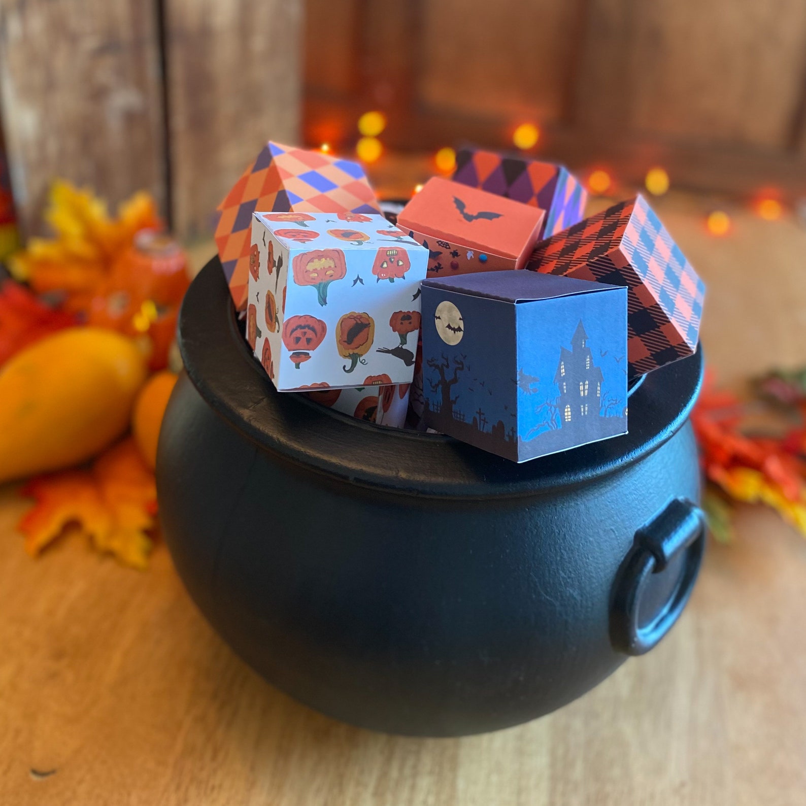 Halloween Boxes Printable PDF Bundle Package - Etsy