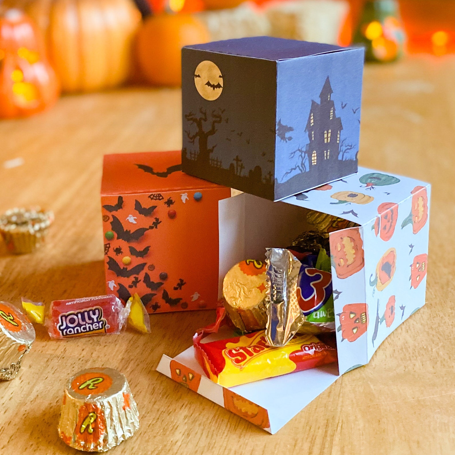 Halloween Boxes Printable PDF Bundle Package - Etsy