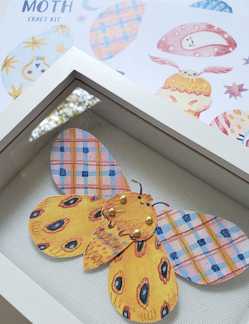 Download Printable Kid's Craft Moth Paper Doll - Etsy