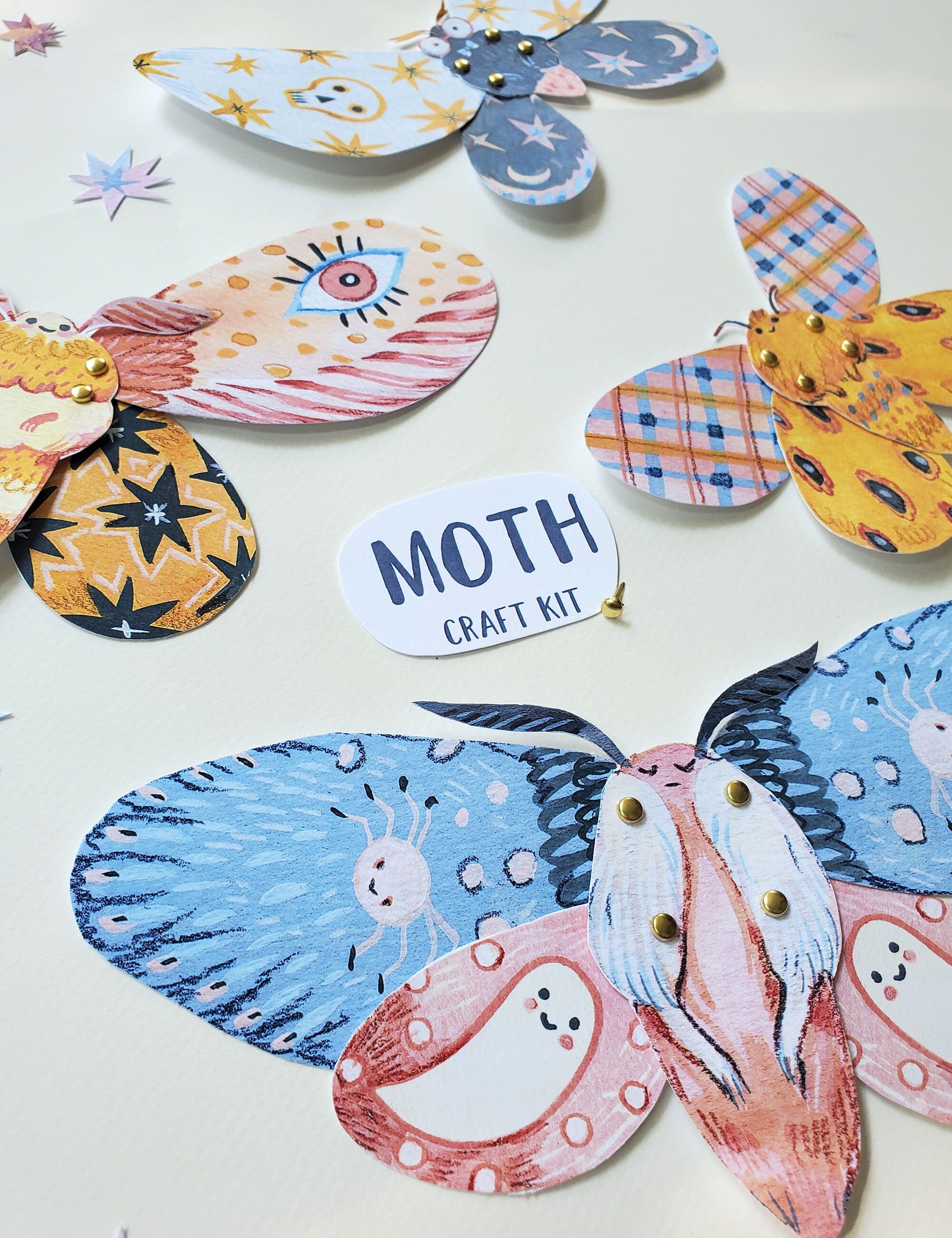 Download Printable, Kid's Craft, Moth Paper Doll, Halloween Craft ...