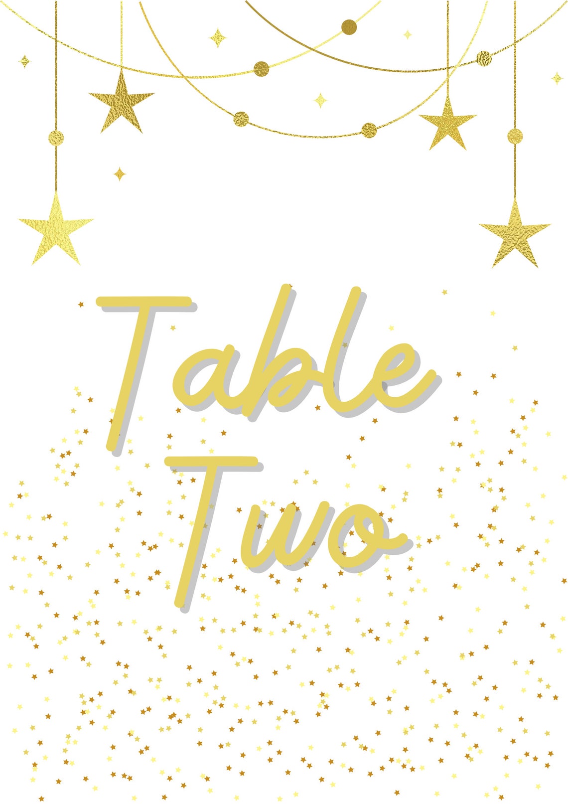 Downloadable Table Numbers Printable Table Numbers Wedding | Etsy